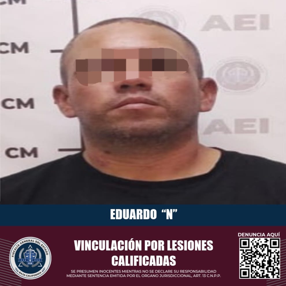 Determinan prisión preventiva contra sujeto por lesiones calificadas