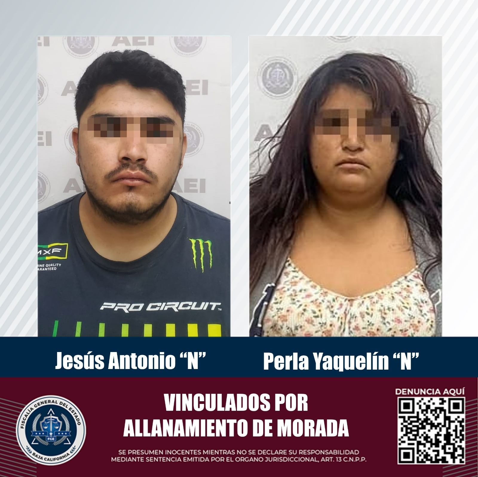 Inician proceso a imputados por allanamiento de morada